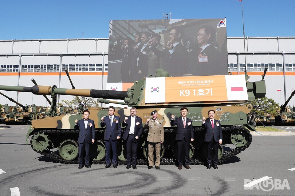 창원시, K2 전차·K9 자주포 출고식 개최... "품질·가격·납기 경쟁력 갖춰"